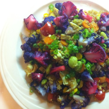 Rainbow Rice Recipe - Blogilates
