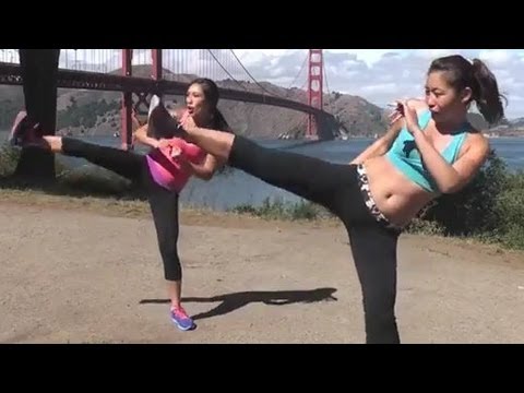 POP Kicks: Total Body Cardio Kickboxing Workout - Blogilates