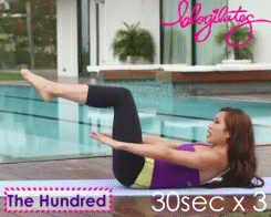 1st Pilates Bootcamp GIF! Total Body Toning Workout :) - Blogilates