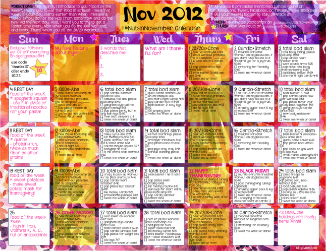 #NutsInNovember Calendar! Get password when u sign up 4 the newsletter ...