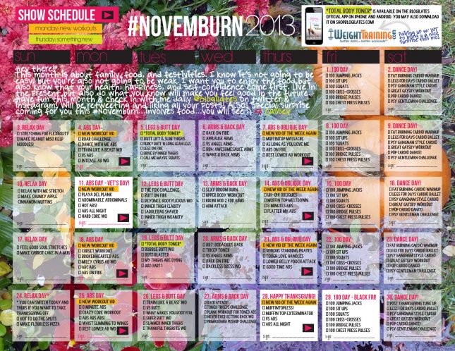 workout calendar Archives - Page 2 of 2 - Blogilates