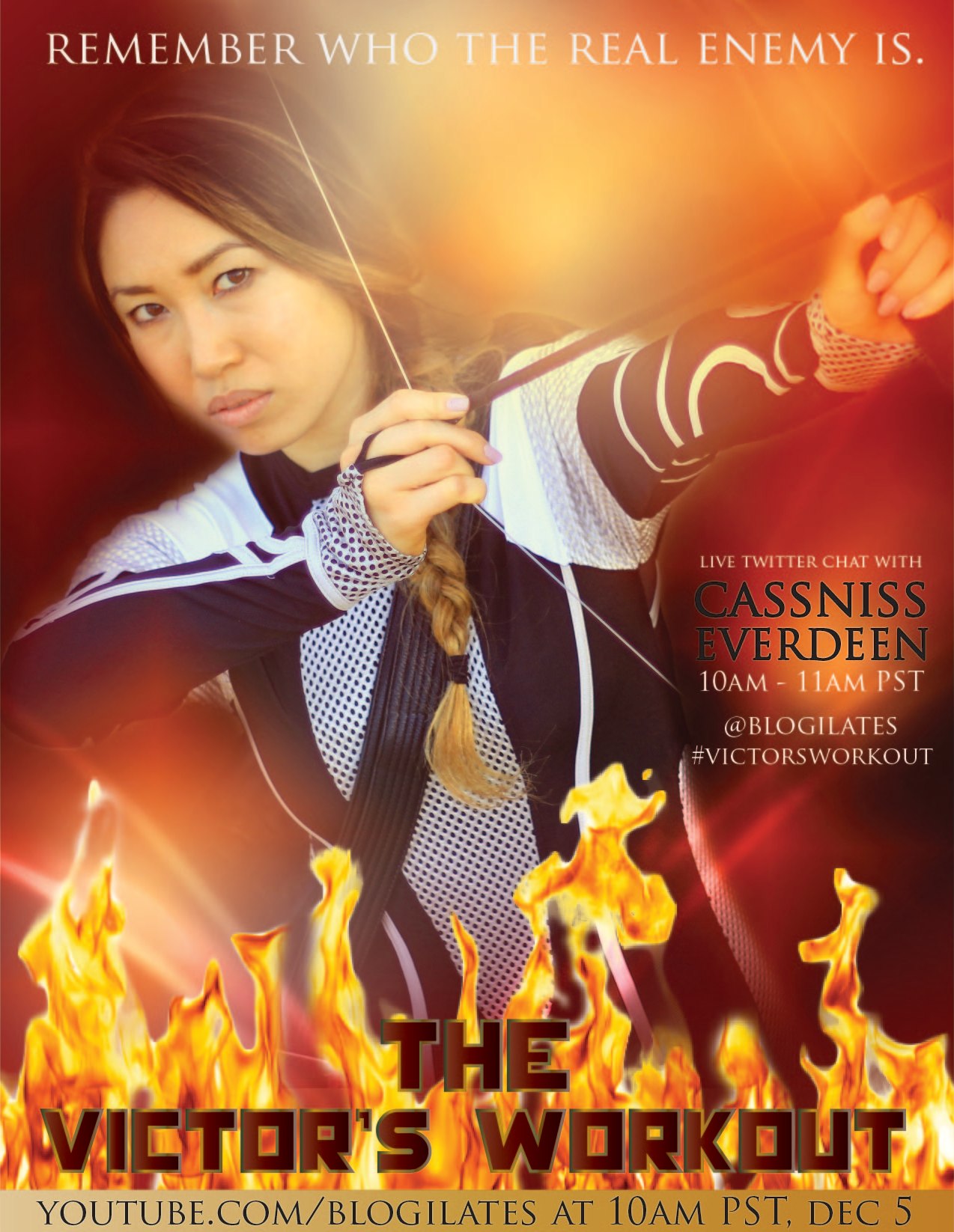 The Victor's Workout - Full Length Hunger Games Workout! - Blogilates