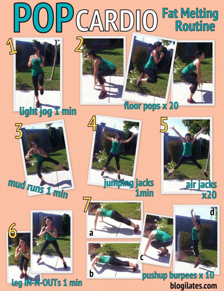 Fat Melting Routine Printable - Blogilates
