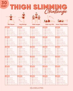 30 Day Thigh Slimming Challenge! - Blogilates
