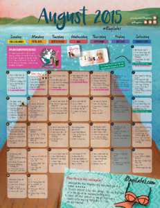 August Workout Calendar! Get PW by signing up for my newsletter ...