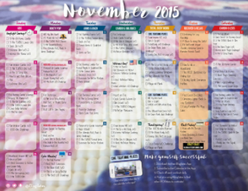 Your November Workout Calendar! - Blogilates