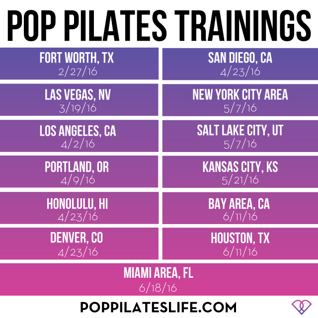 POP Pilates Instructor Trainings 2016! - Blogilates