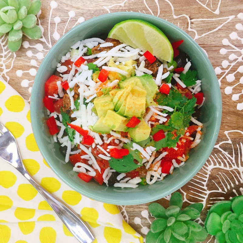 Healthy "Chipotle" Vegan Burrito Bowl! - Blogilates