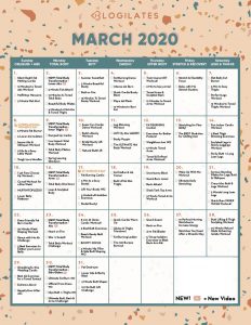 The Blogilates March 2020 Workout Calendar! - Blogilates