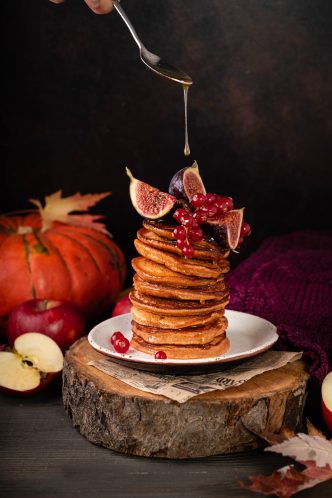 The Best Healthy Pumpkin Pancakes Ever - Blogilates
