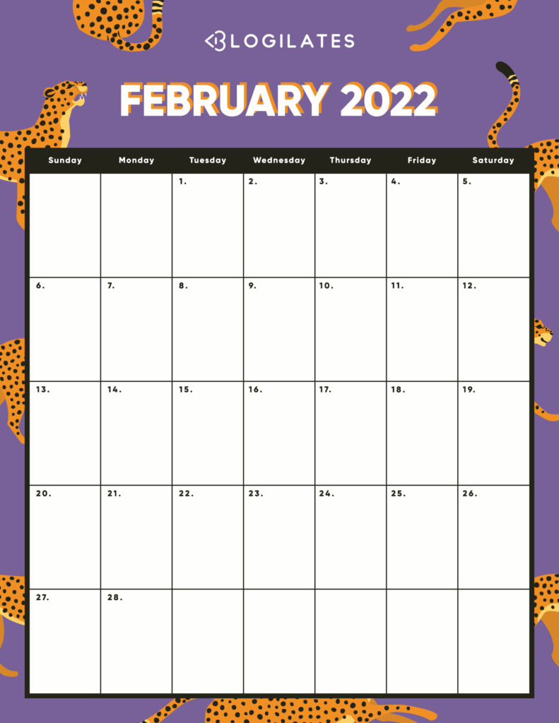 Your FREE 2022 Printable Calendars are HERE! - Blogilates