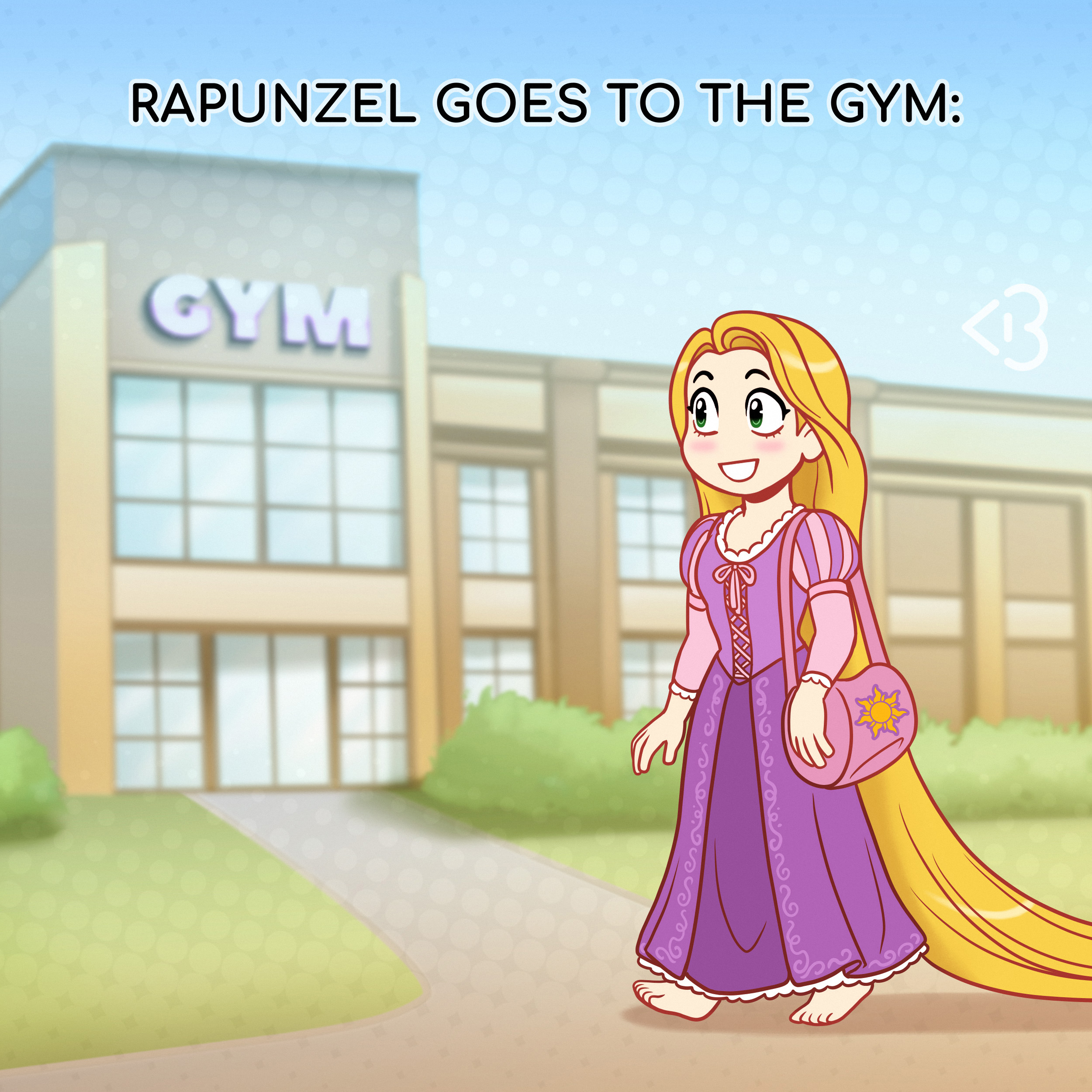 Rapunzel Goes to the Gym - Blogilates