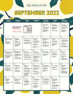 The Blogilates September 2022 Workout Calendar! - Blogilates