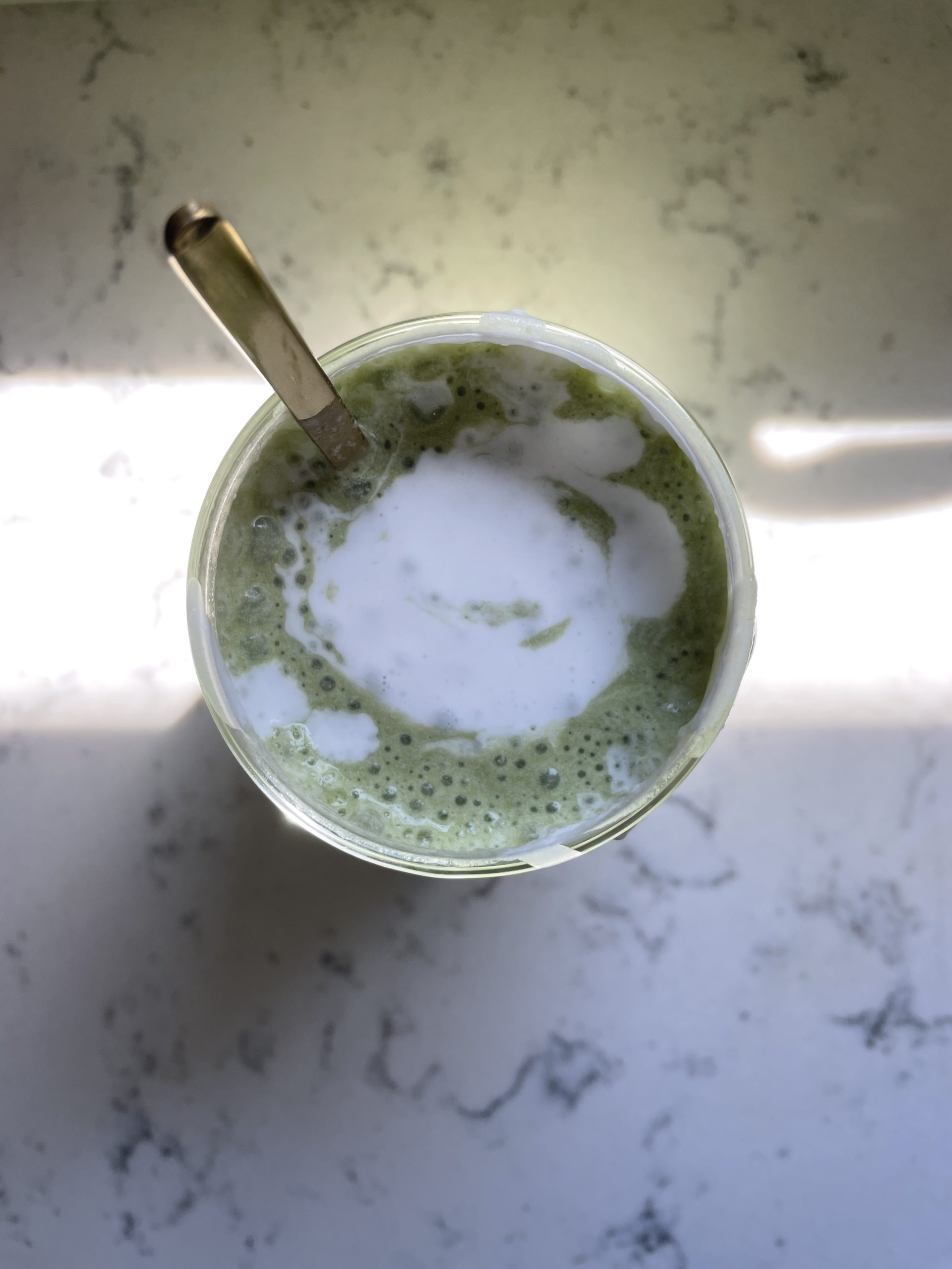 This Coconut Matcha Cloud Smoothie Is Almost Too Pretty To Drink