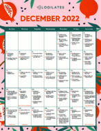 The Blogilates December 2022 Workout Calendar! - Blogilates