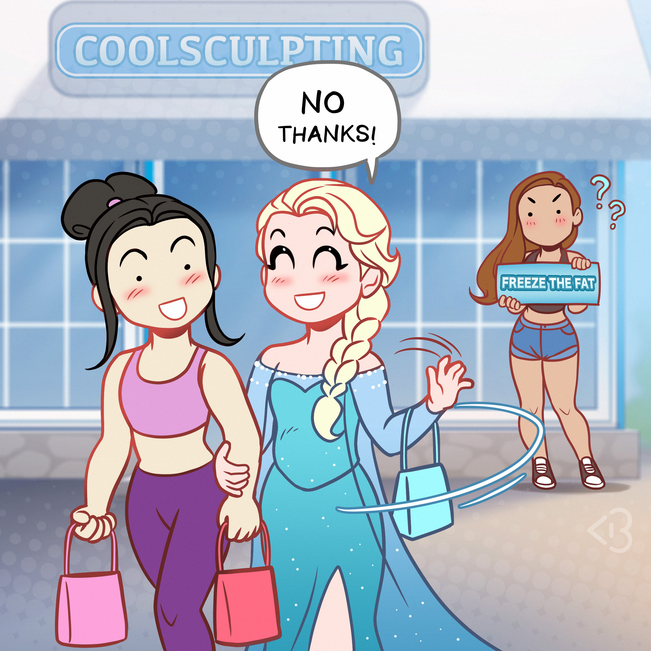 Elsa (doesn't) Go to the Gym - Blogilates