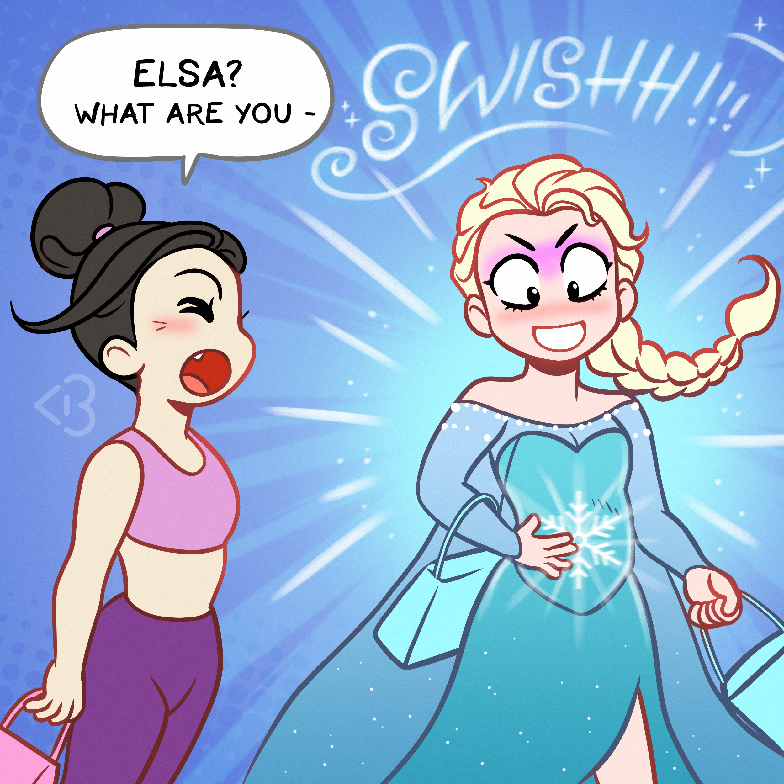 Elsa (doesn't) Go to the Gym - Blogilates