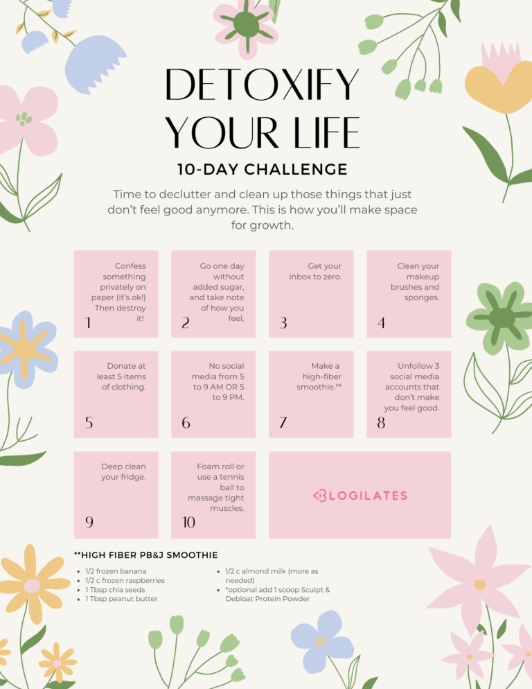 The 10-Day Detoxify Your Life Challenge - Blogilates