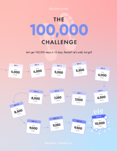 The 100,000 Step Challenge!! - Blogilates